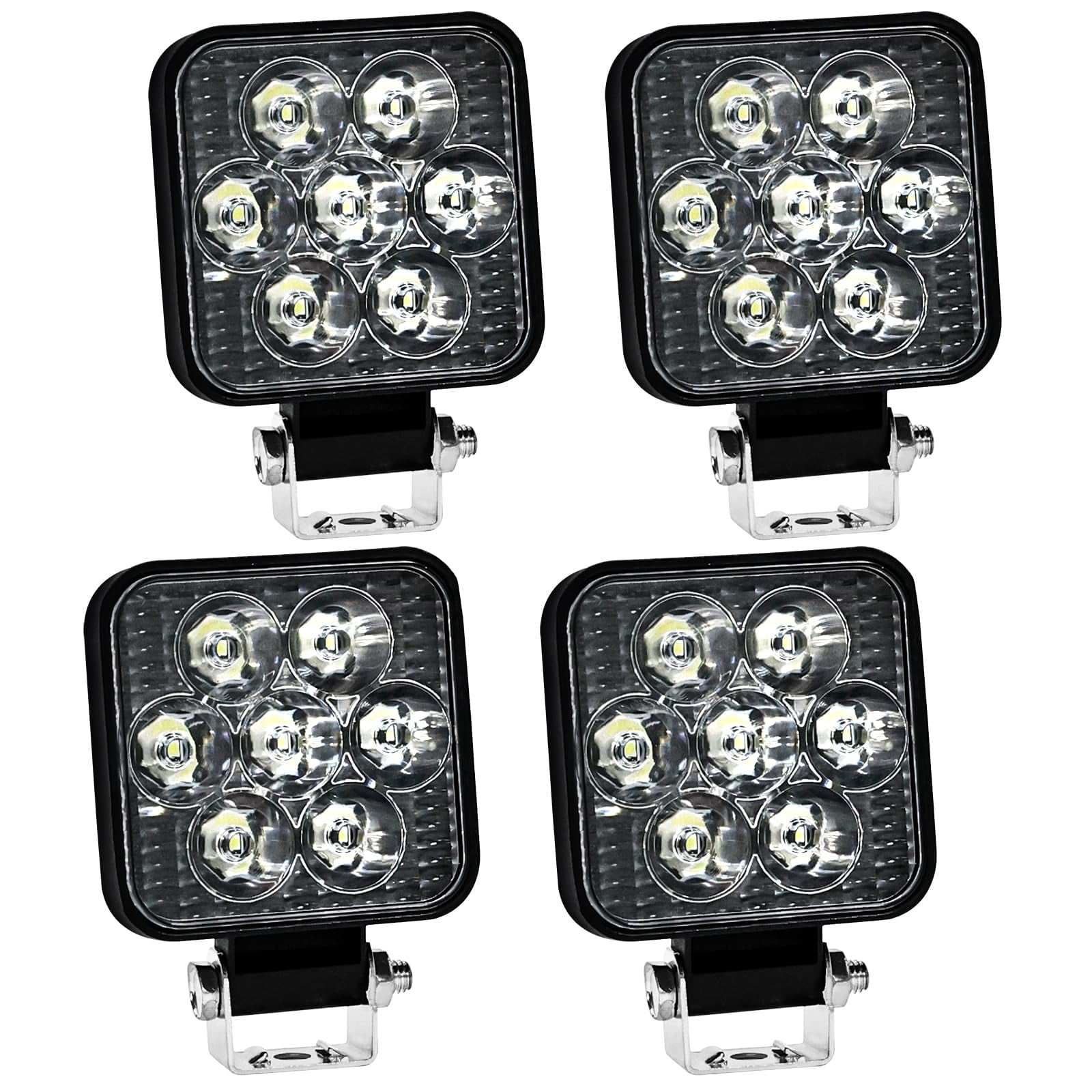 4 Pcs LED Work Light for Trucks ATV UTV Offroad Tractors, 2.5 Inch LED ...