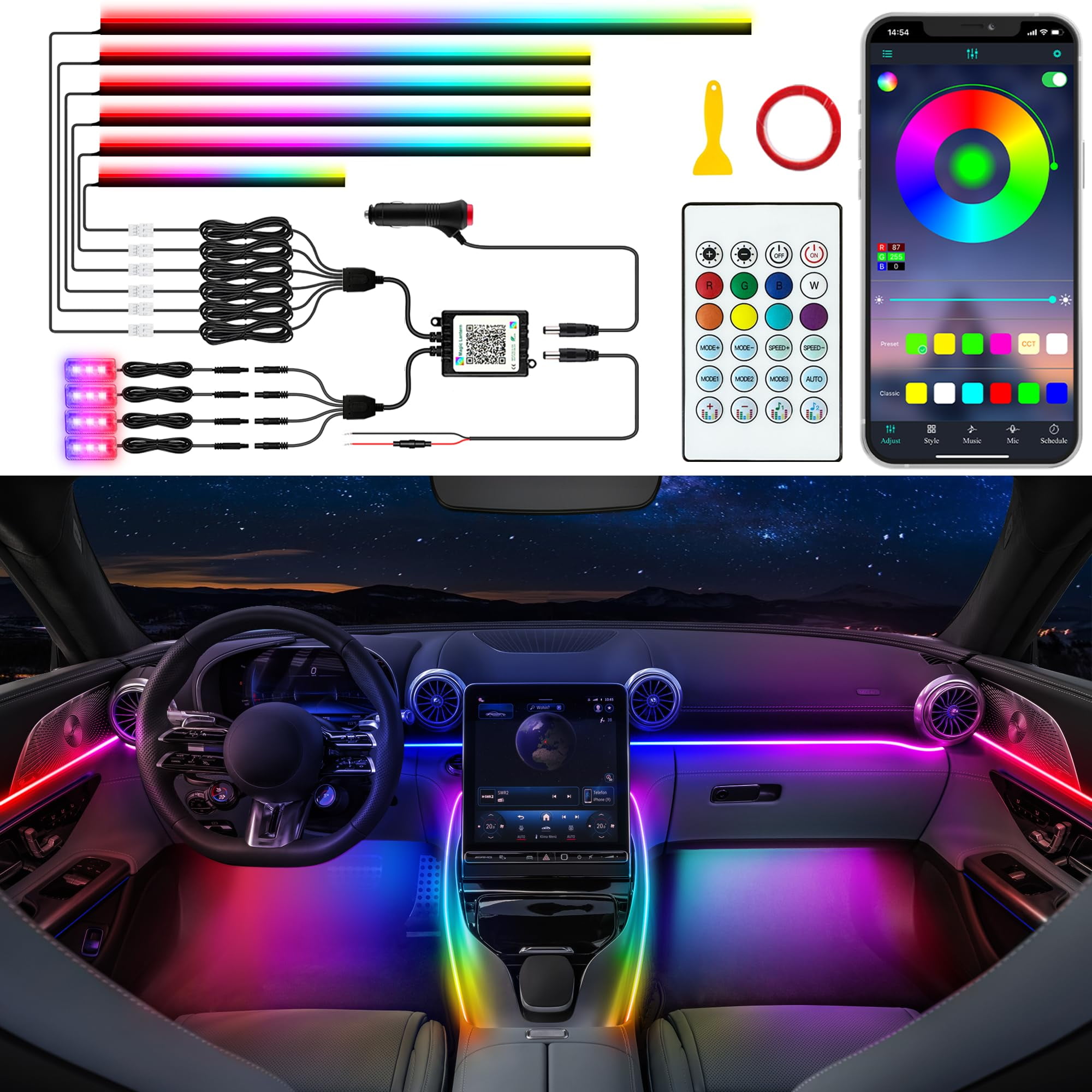 4 Pcs LED Work RRF12 Light for Trucks ATV UTV Offroad Tractors, 2.5 ...