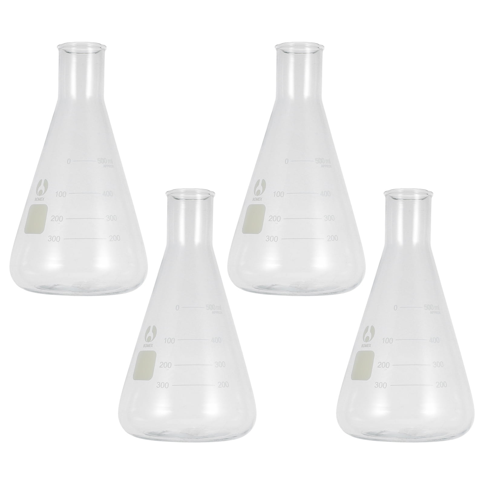 4 Pcs Lab Flask Soft Erlenmeyer Practical - Walmart.com