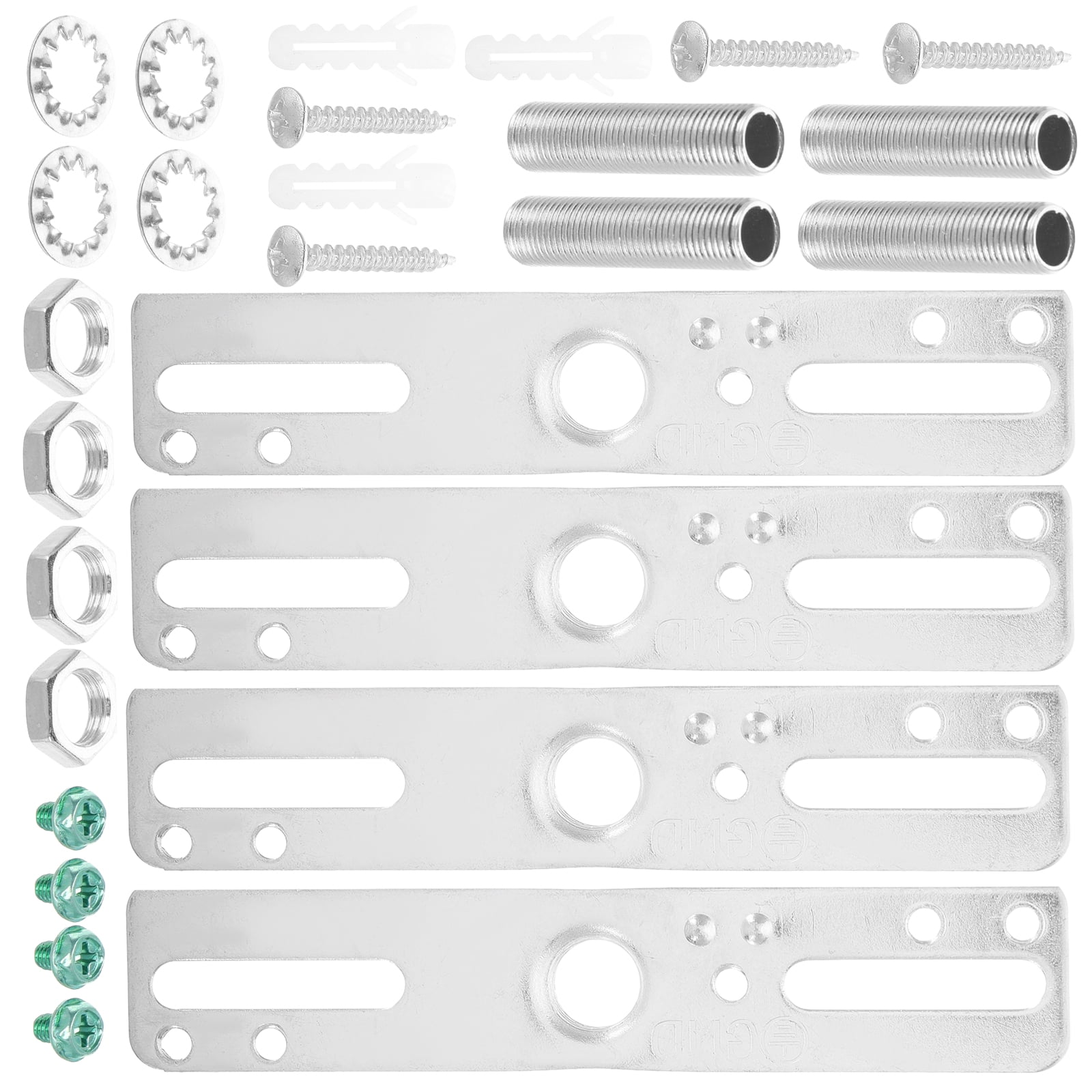 4pcs Universal Ceiling Light Fixture Mounting Bracket Kit Crossbar ...