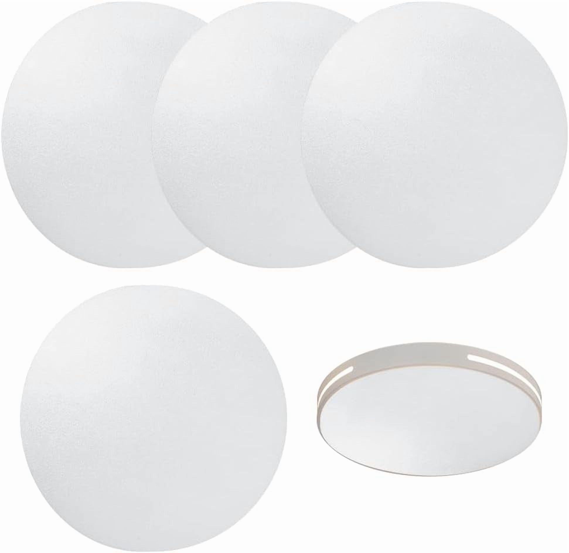 4 Pcs Lampshade Diffuser 2mm Thick Frosted White Diffuser Sheet Acrylic ...