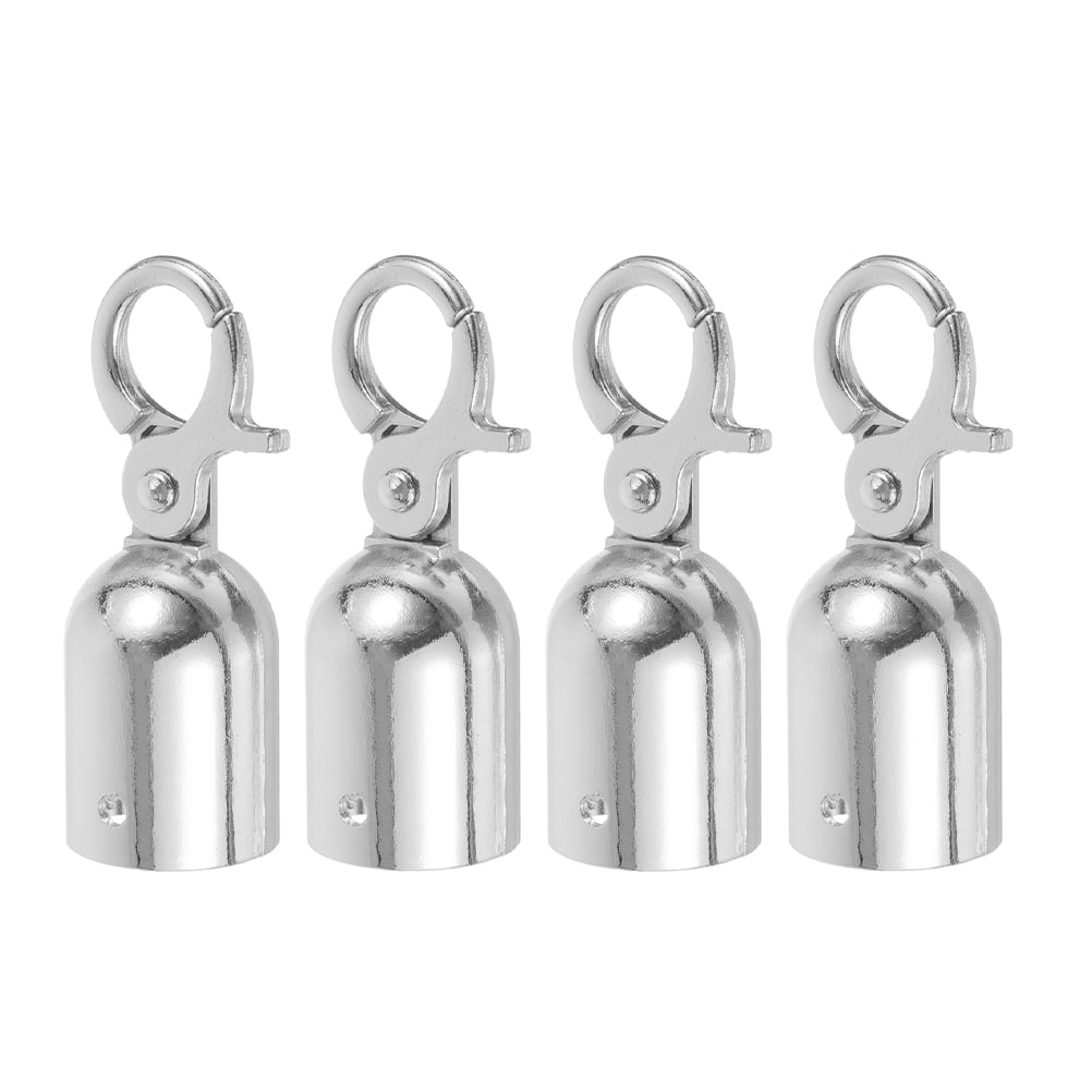 4 Pcs Lanyard Rope End Snap Hook Rope End Cap Guardrail Cord End Cap ...
