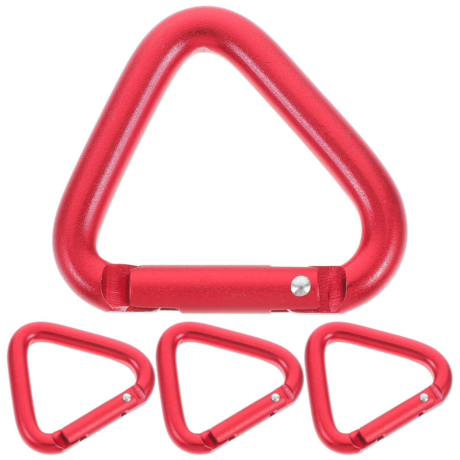 4 Pcs Large Carabiner Mountain Climbing Triangle Buckle 4.90X4.00X0 ...