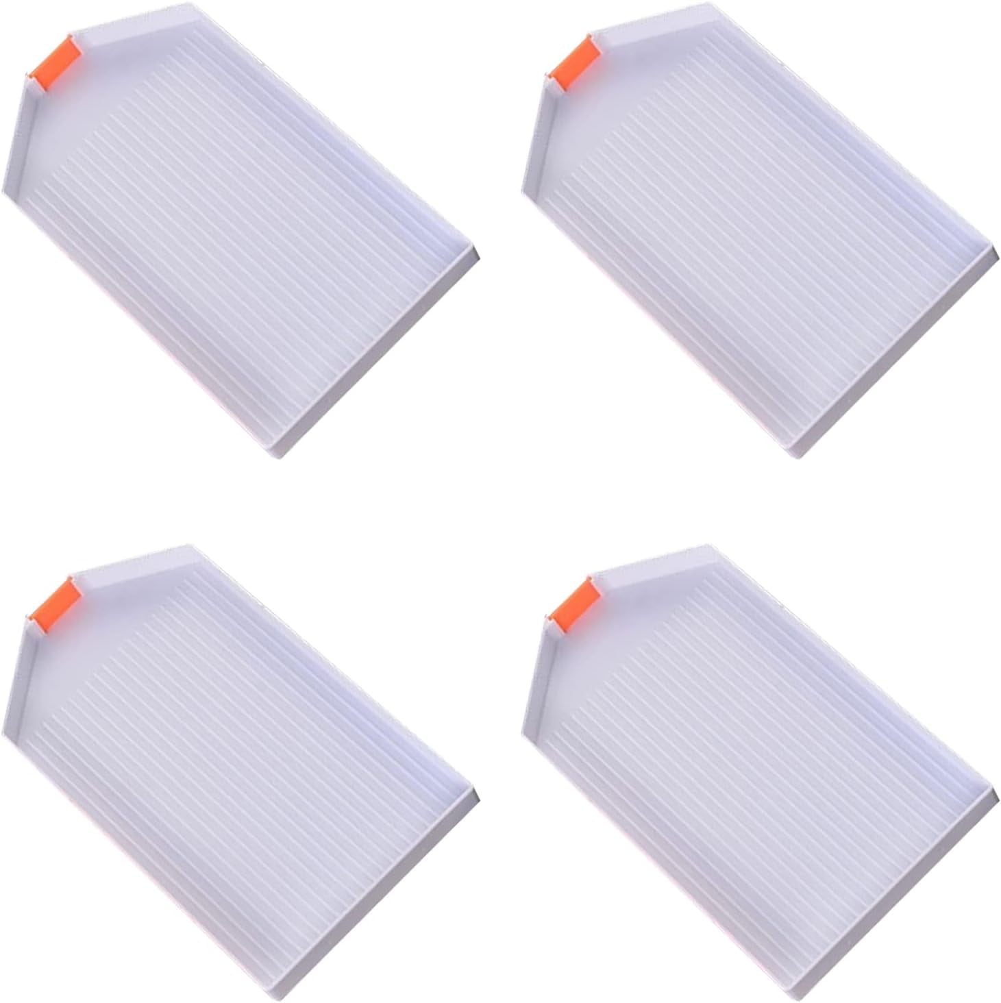 4 Pcs Large Diamond Painting Tray,High-Capacity DIY Diamond Painting ...