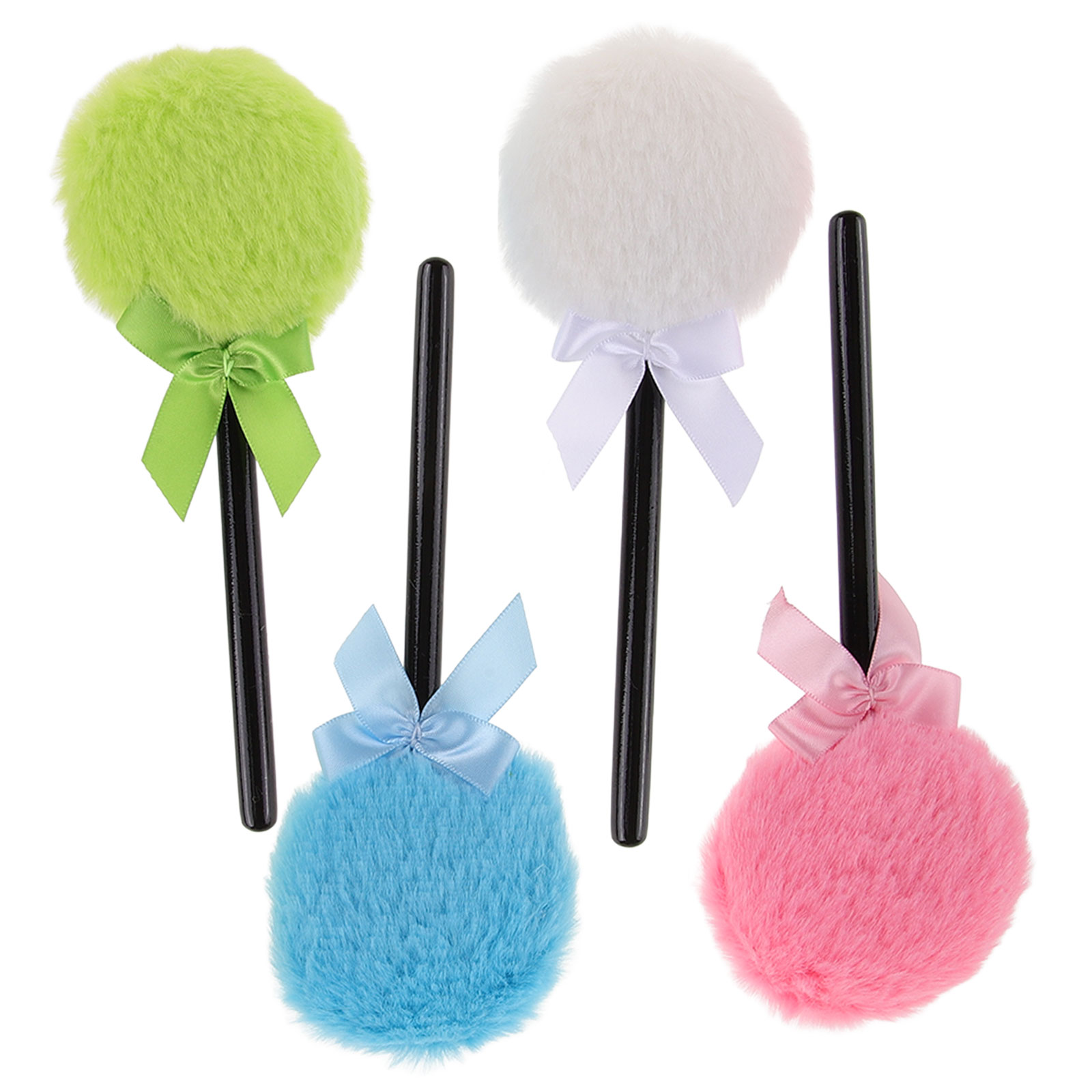 4pcs Handheld Fluffy Powder with Handle for Body Powder - Walmart.com