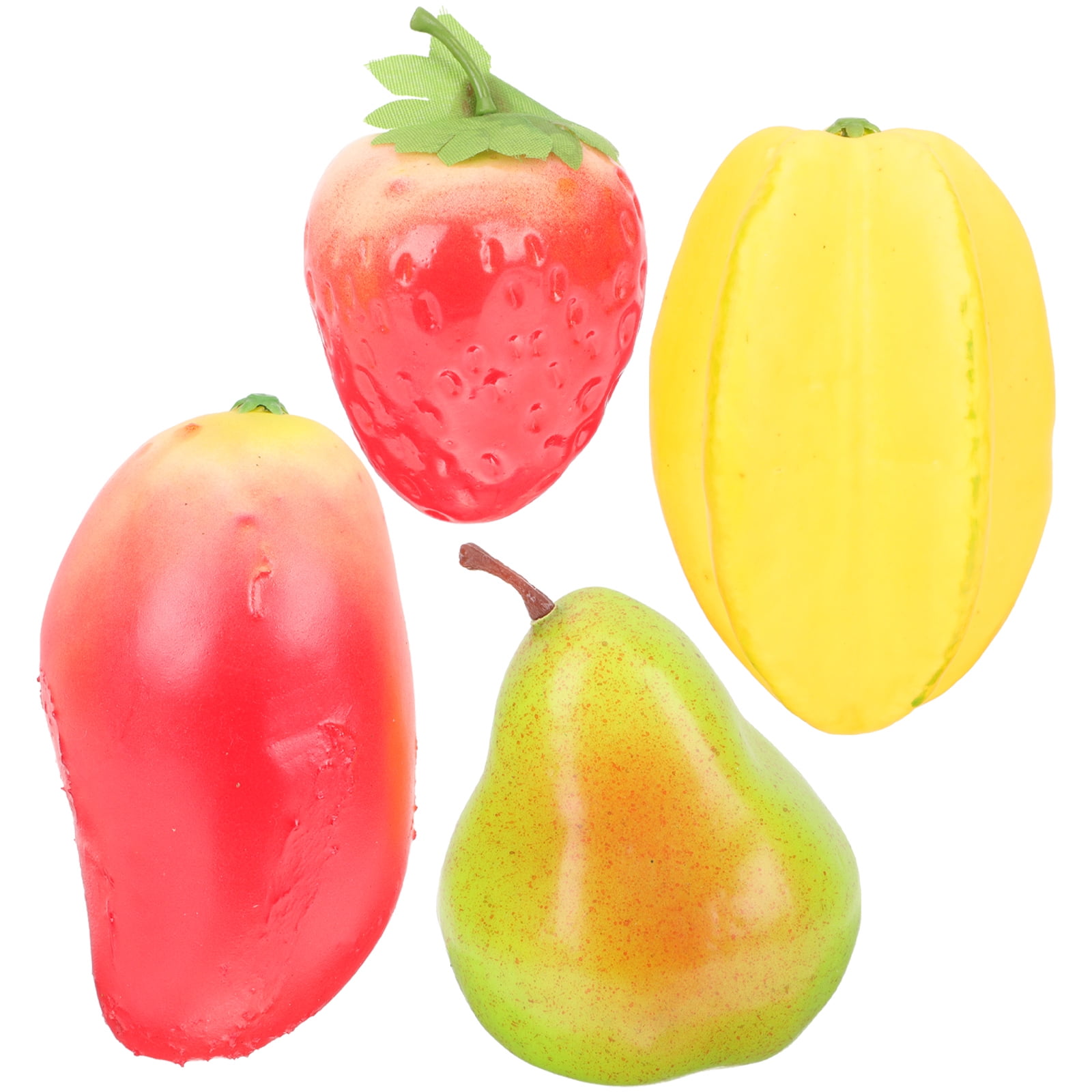 4 Pcs Layout Scene Decor Fake Foams Fruits Prop Home Pitaya Decorations ...