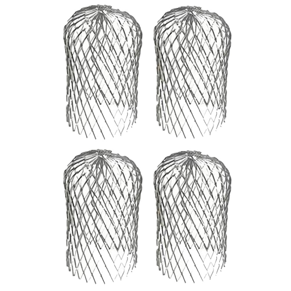4 Pcs Leaf Metal Gutter Guard Guards Junkrs Fragmentado Filter Strainer ...