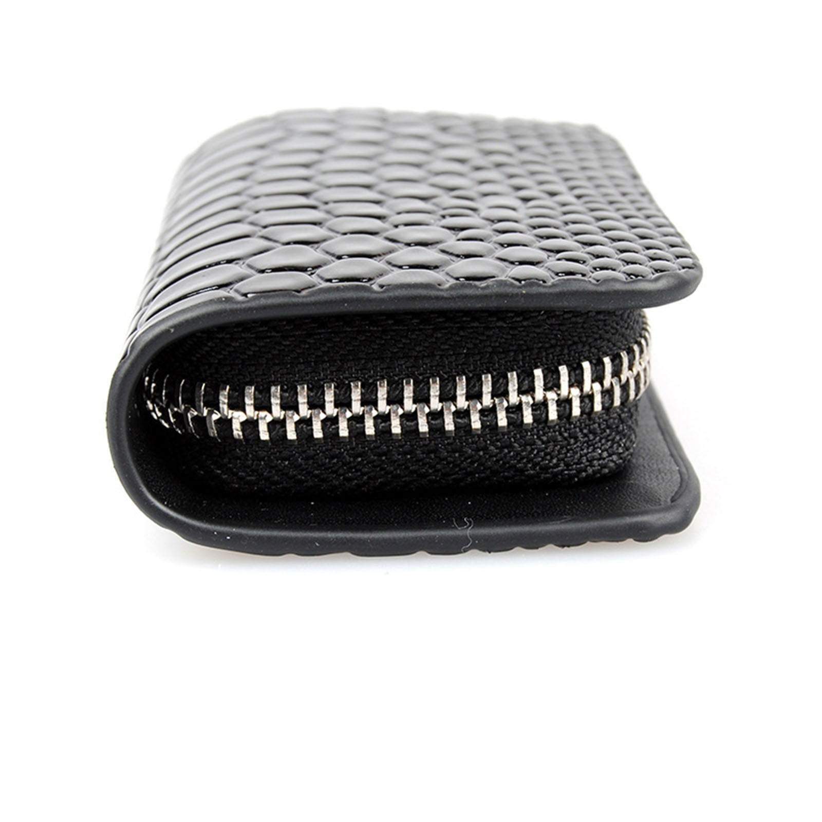 4 Pcs Leather Key Pouch for Men - Compact Zipper Key Organizer with ...