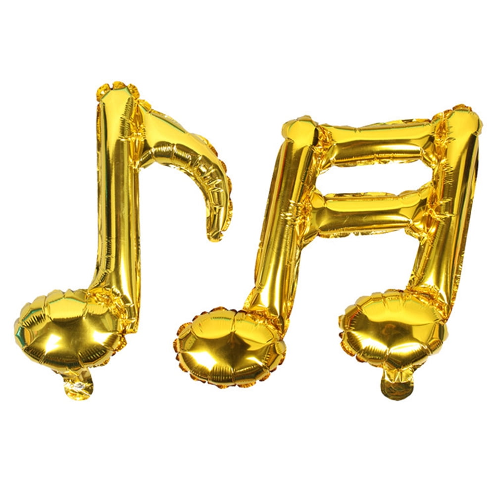 HEMOTON Creative Musical Note Balloons Set for Party Decoration 4pcs ...