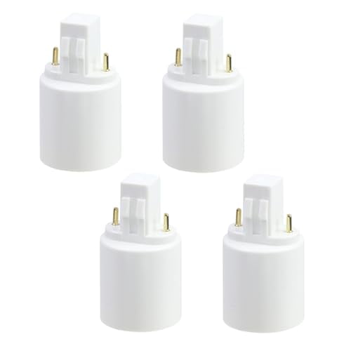 4 Pcs Light Socket Adapter Gx23 to E27 Converters Lamp Holder 2 Pin ...