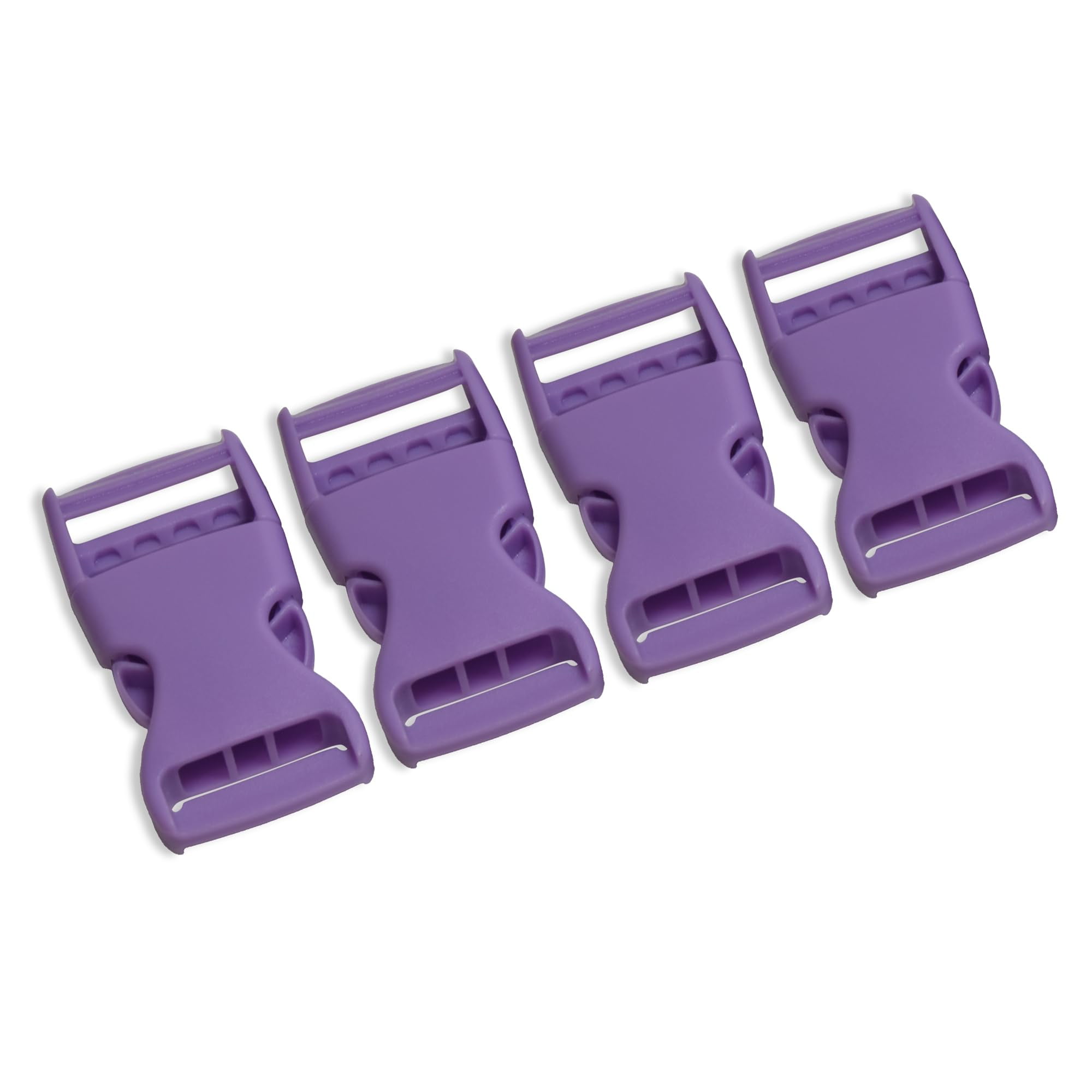 4 Pcs Lilac Buckles for Straps 1 inch Plastic Belt Buckle 25mm Dual ...