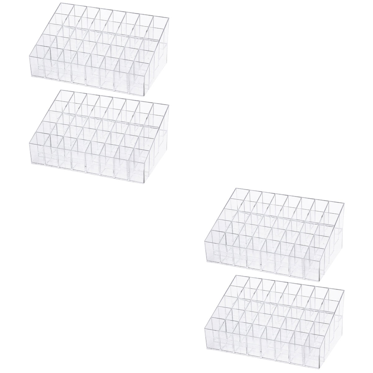 4 Pcs Lipstick Display Stand Shelves Supply Desktop Organizer Shelf ...