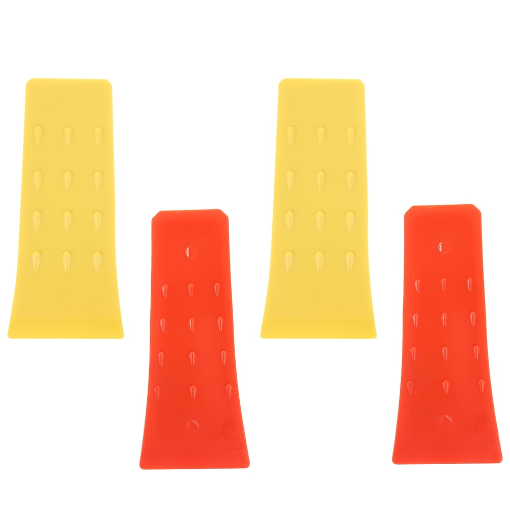 WRITWAA Tree Felling Equipment Plastic Tree Felling Wedges Yellow 4pcs ...