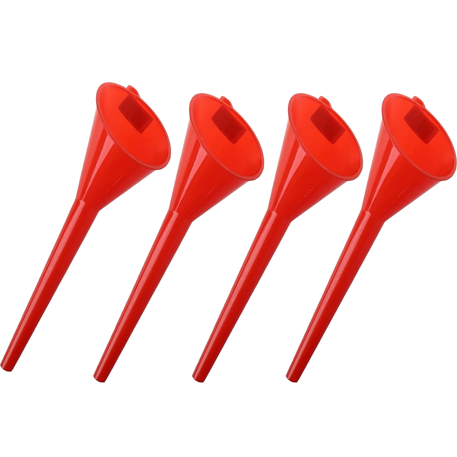 4 Pcs Long Neck Oil Funnels, Multi-Purpose Spill Saver Funnel, Plastic ...