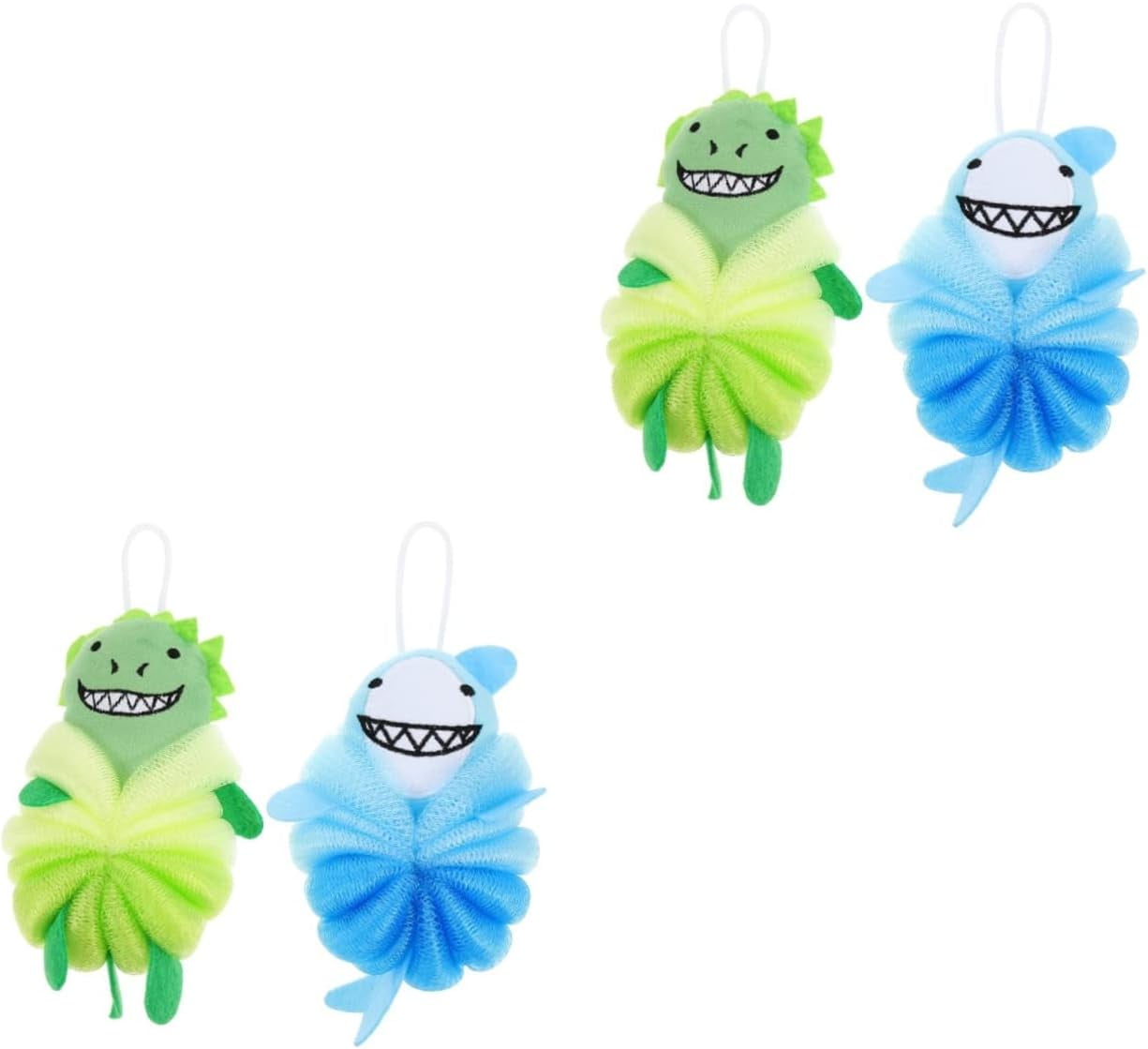 4 Pcs Loofah Loufas Body Washing Scrubber Sponge for Bathing Bath ...