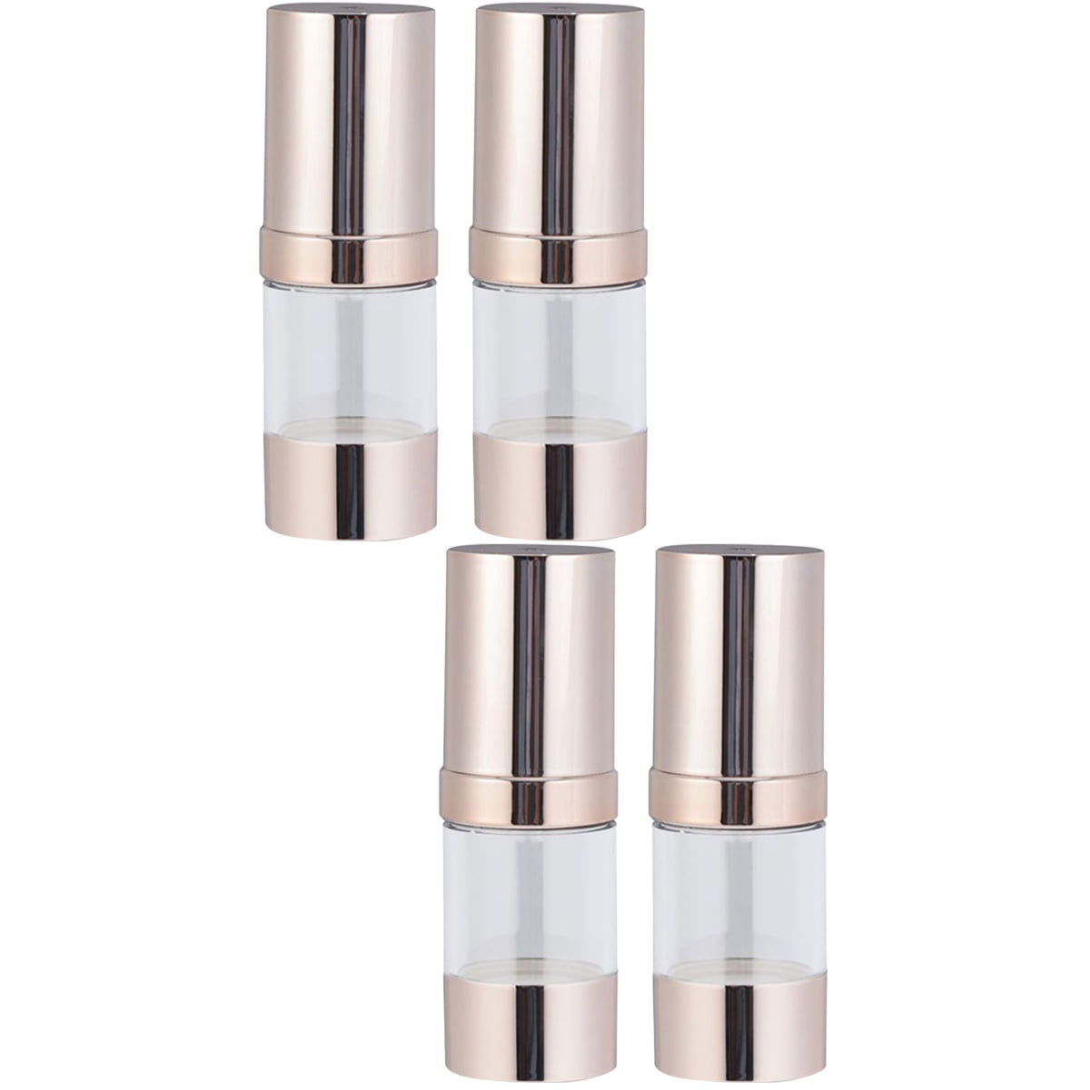 4 Pcs Lotion Vacuum Bottle Toiletry Bottles Travel Facial Cream ...