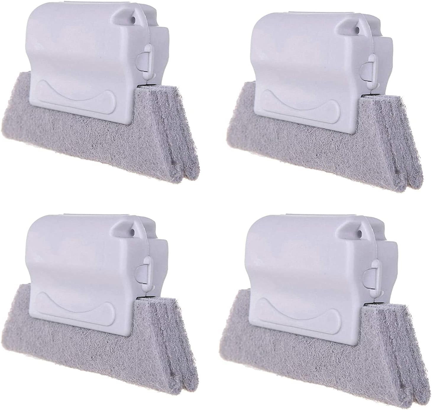 4 Pcs Magic Window Cleaning Brush, 2022 Creative Door Window Groove ...