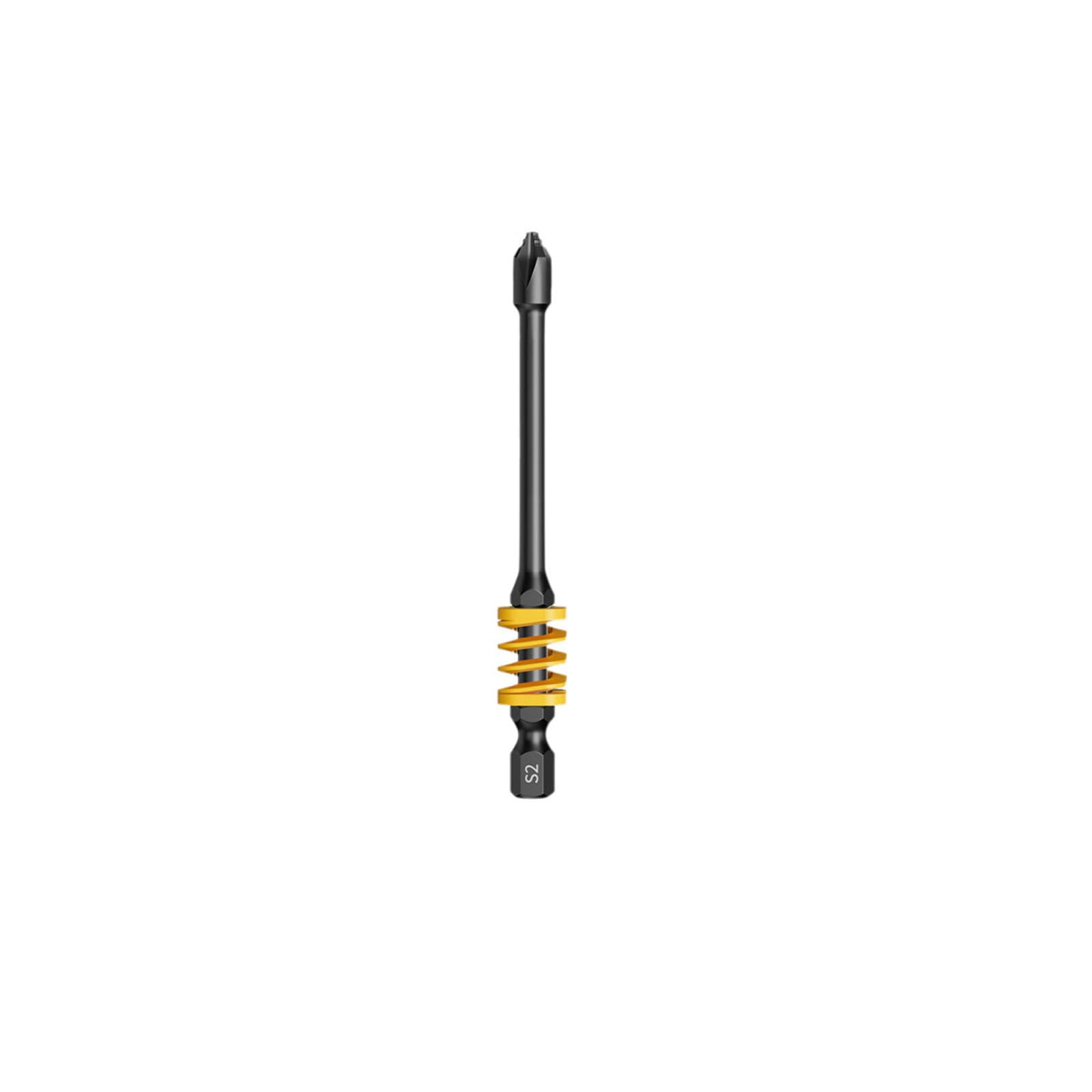 4 Pcs Magnetic Phillips Bit Set with Spring, Spring Impact Non-slip ...