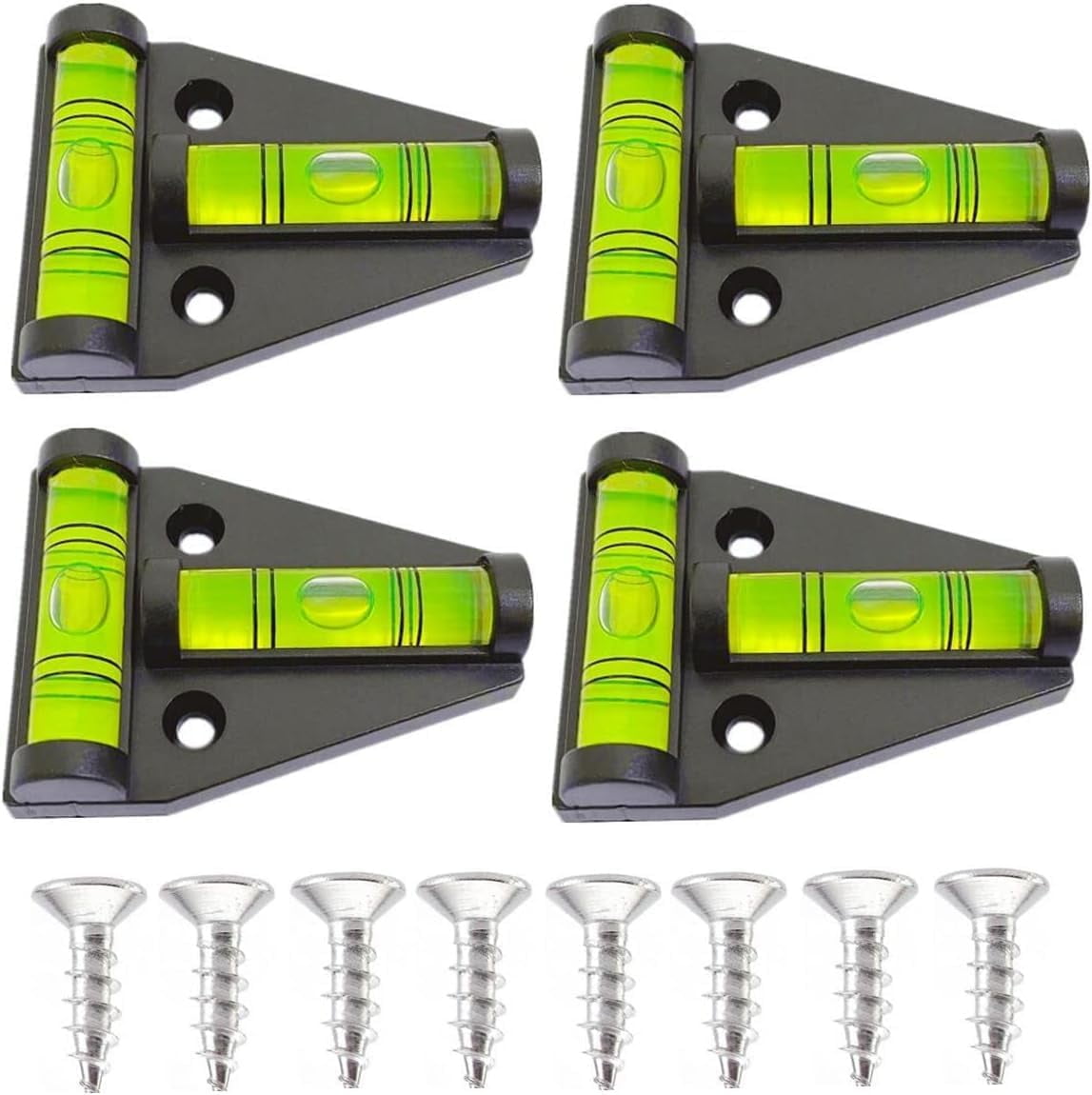 4 Pcs Magnetic RV Levelers with Screws Mounting and Magnetism Dual-use ...