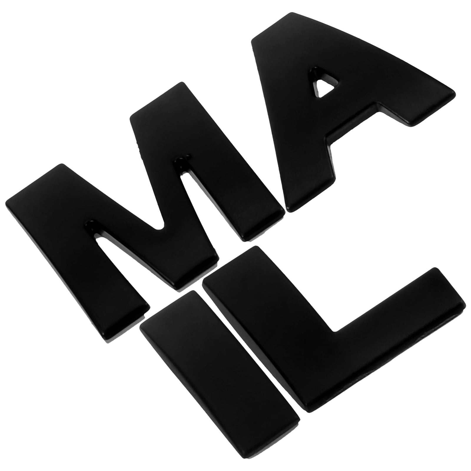 4 Pcs Mailbox Logo Decorations Stickers English Letters Decals Nail ...