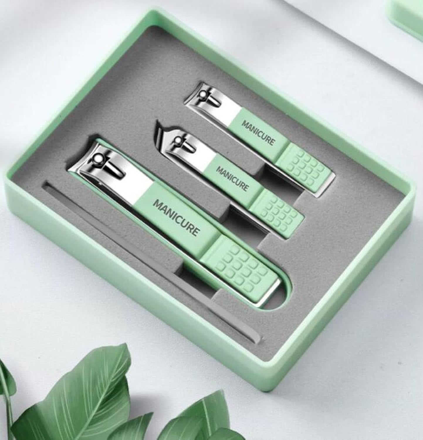 4 Pcs Manicure Kit Set Nail Scissors Set Nail Clippers Metal Nail ...