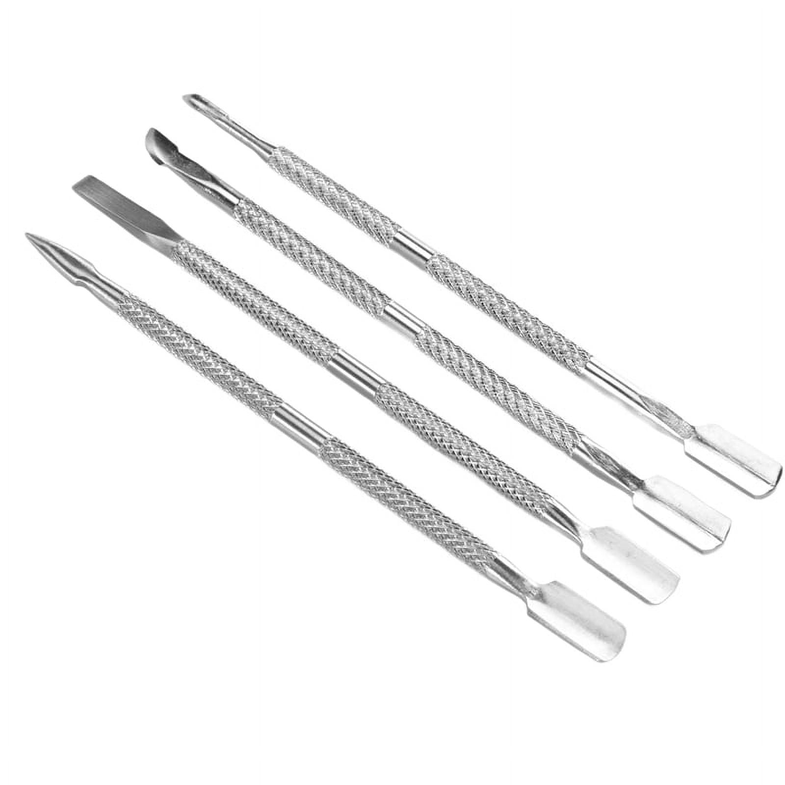 4 Pcs Manicure Manicure Tool Steel Push 4 Piece Set Nail Care Manicure ...