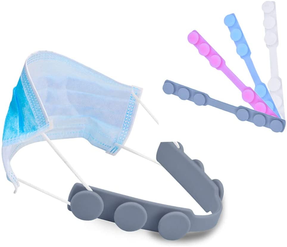 4 Pcs Mask Strap Extender, Anti-Tightening Mask Holder Hook Ear Strap ...