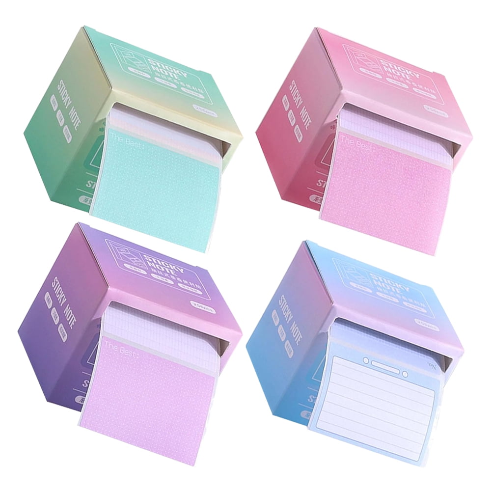 4 Pcs Meeting Notes Placement Card Memo Automatic Part Connectors ...