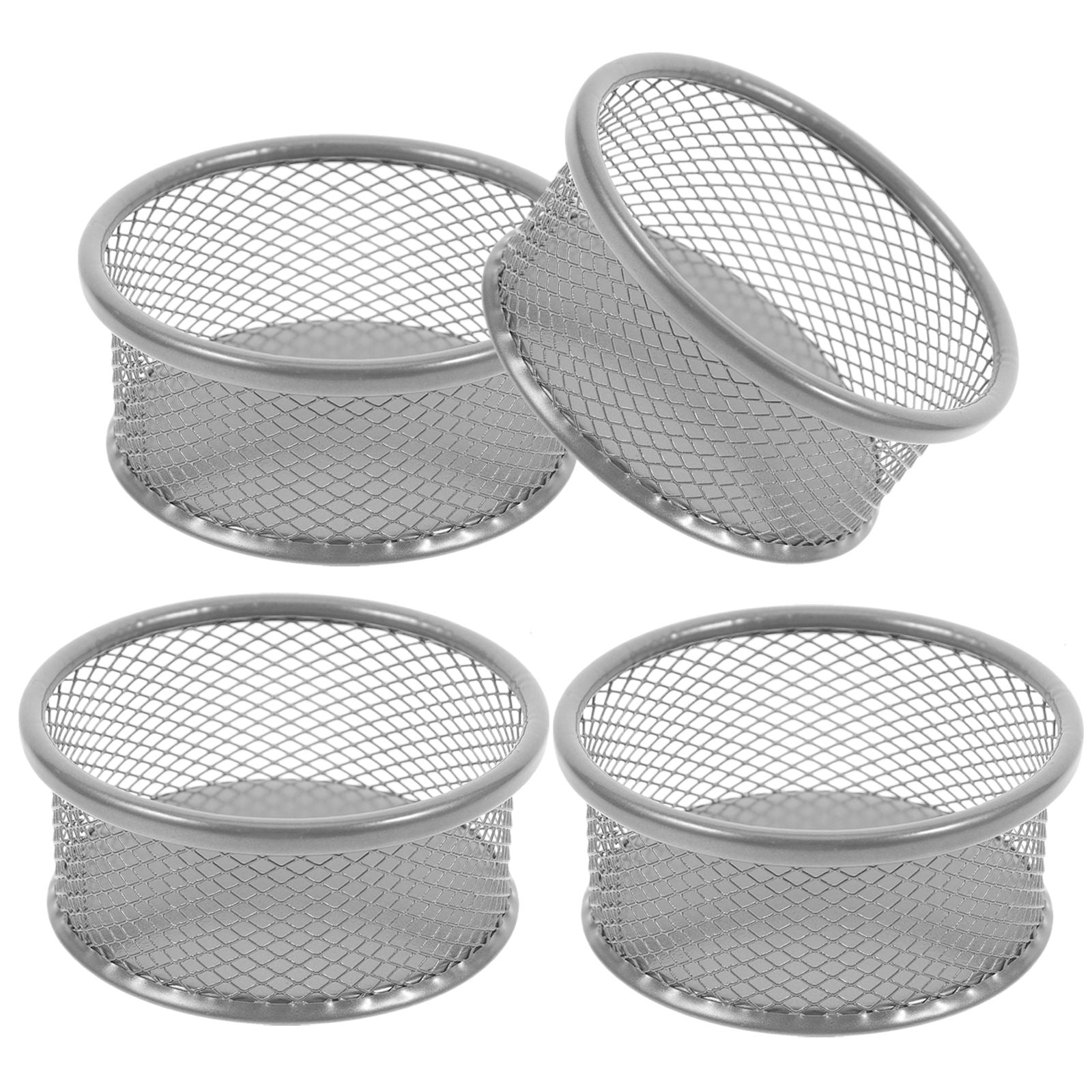 WRISTBIQUE Mesh Desk Organizer 4Set 3.54X3.54X1.53In - Walmart.com