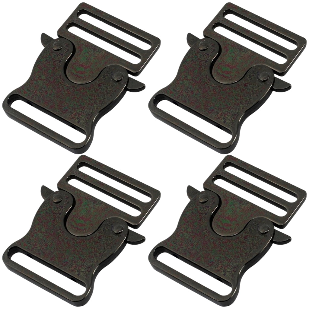 4 Pcs Metal Quick Side Release Buckles For Strap Belts And Bags ...