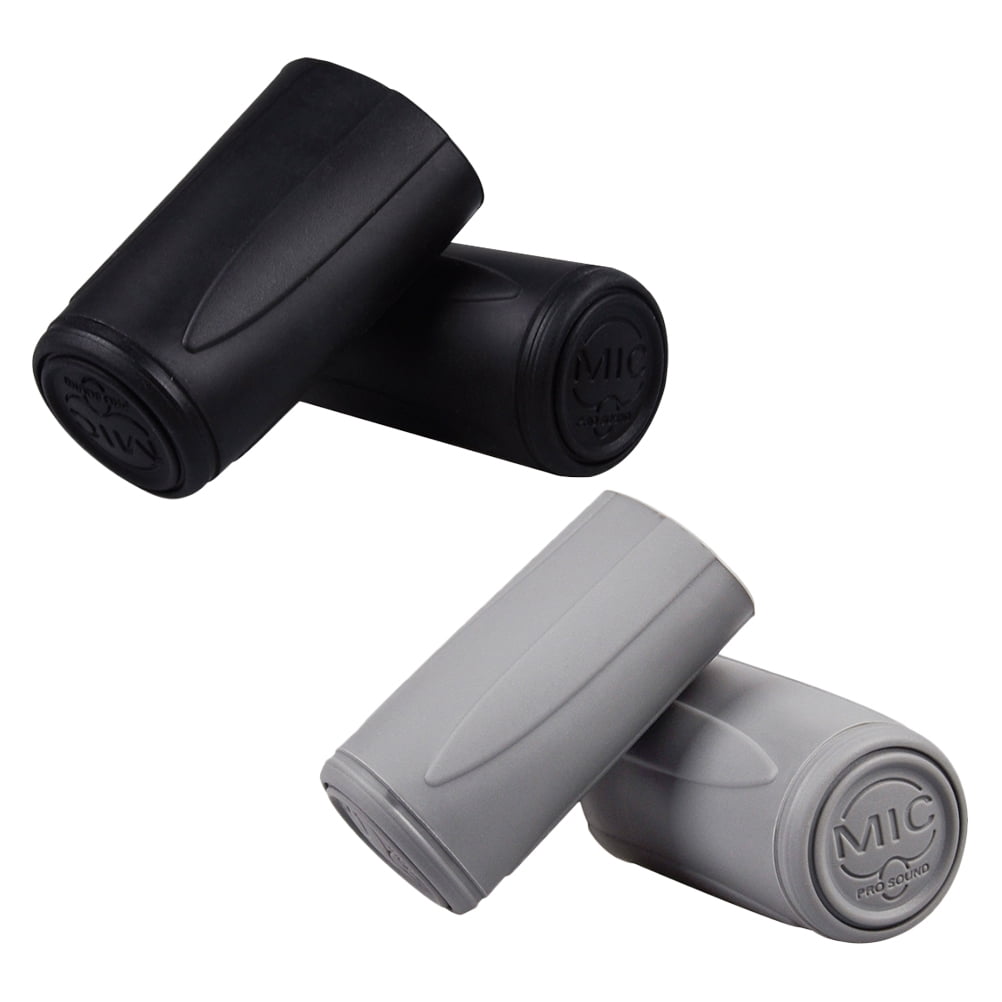 Masteelf 4pcs Silicone Microphone Bottom Sleeves Handheld Microphone ...