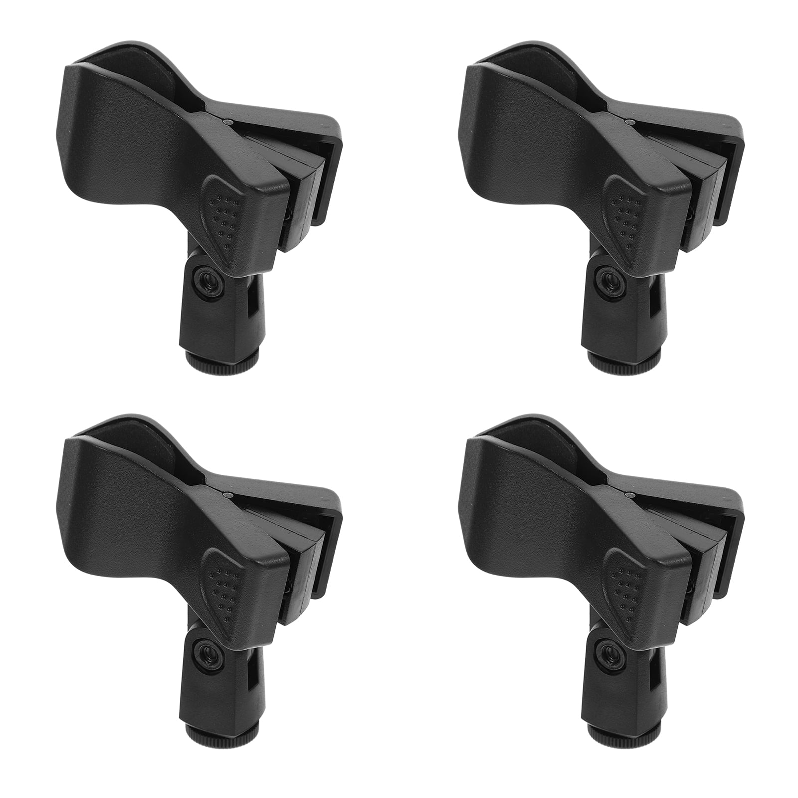 4 Pcs Microphone Clip Wireless Lapel Plastic Clips Professional Holder ...