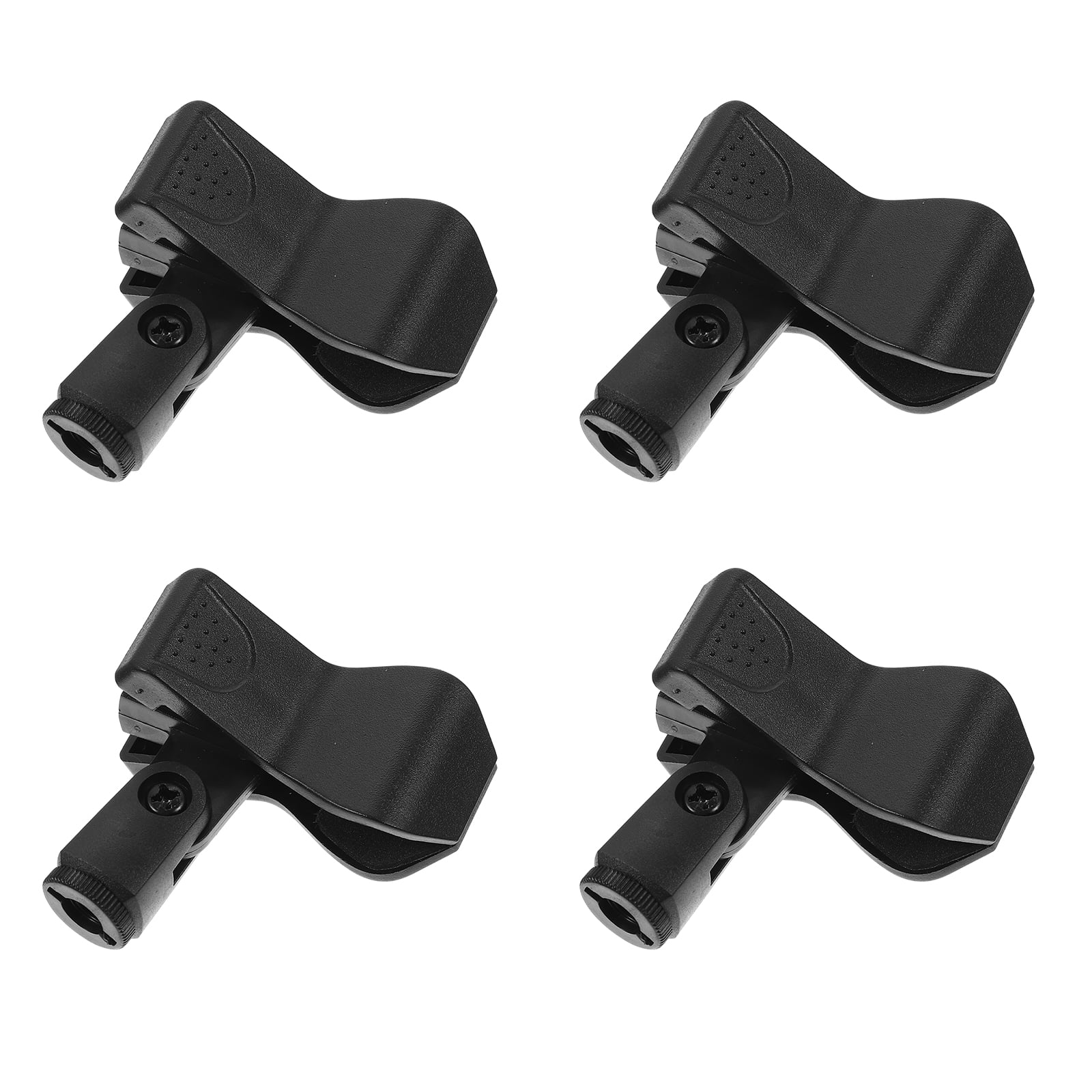 4 Pcs Microphone Clip Wireless Microphones Holder Plastic Stand Clips ...