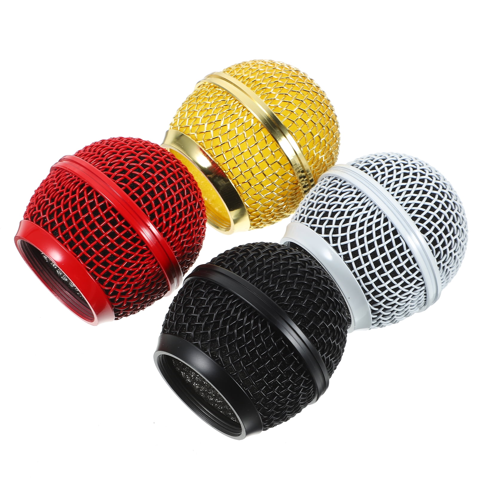 4 Pcs Microphone Grille Handle Boom Arm Microphones - Walmart.com