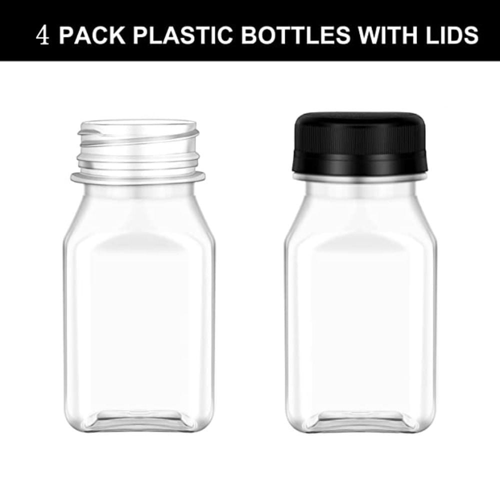 4 Pcs Milk Coffee Tamper Proof Lids 120ML/150ML Transparent Plastic ...