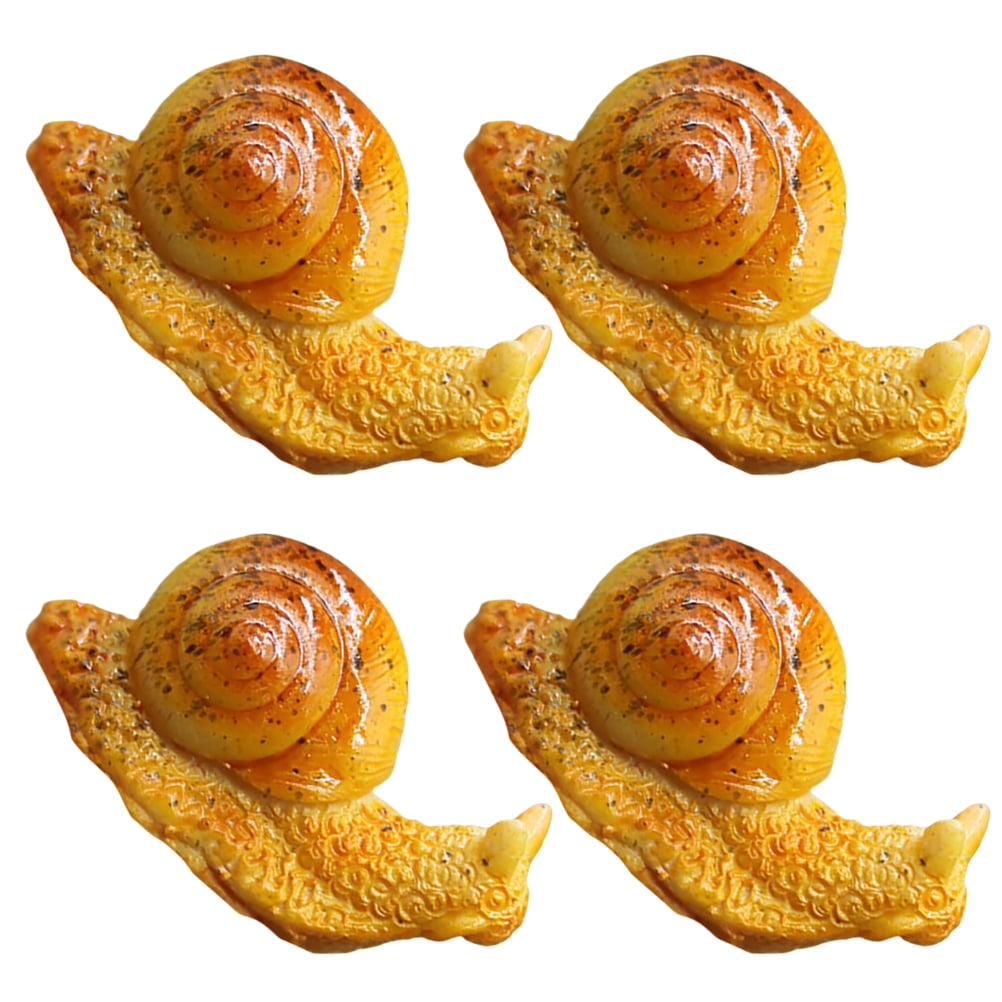 4 Pcs Mini Animals Micro Landscape Decorative Snail - Walmart.com