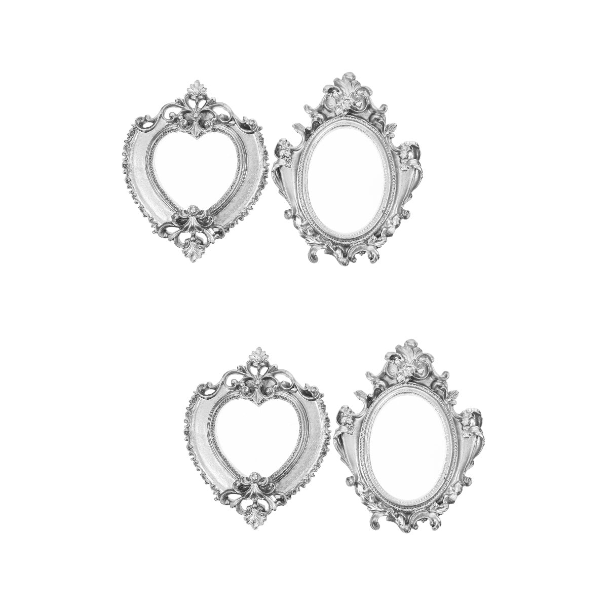 4 Pcs Mini Photo Frame Props Decor Display Shelf Mini Picture Frames ...