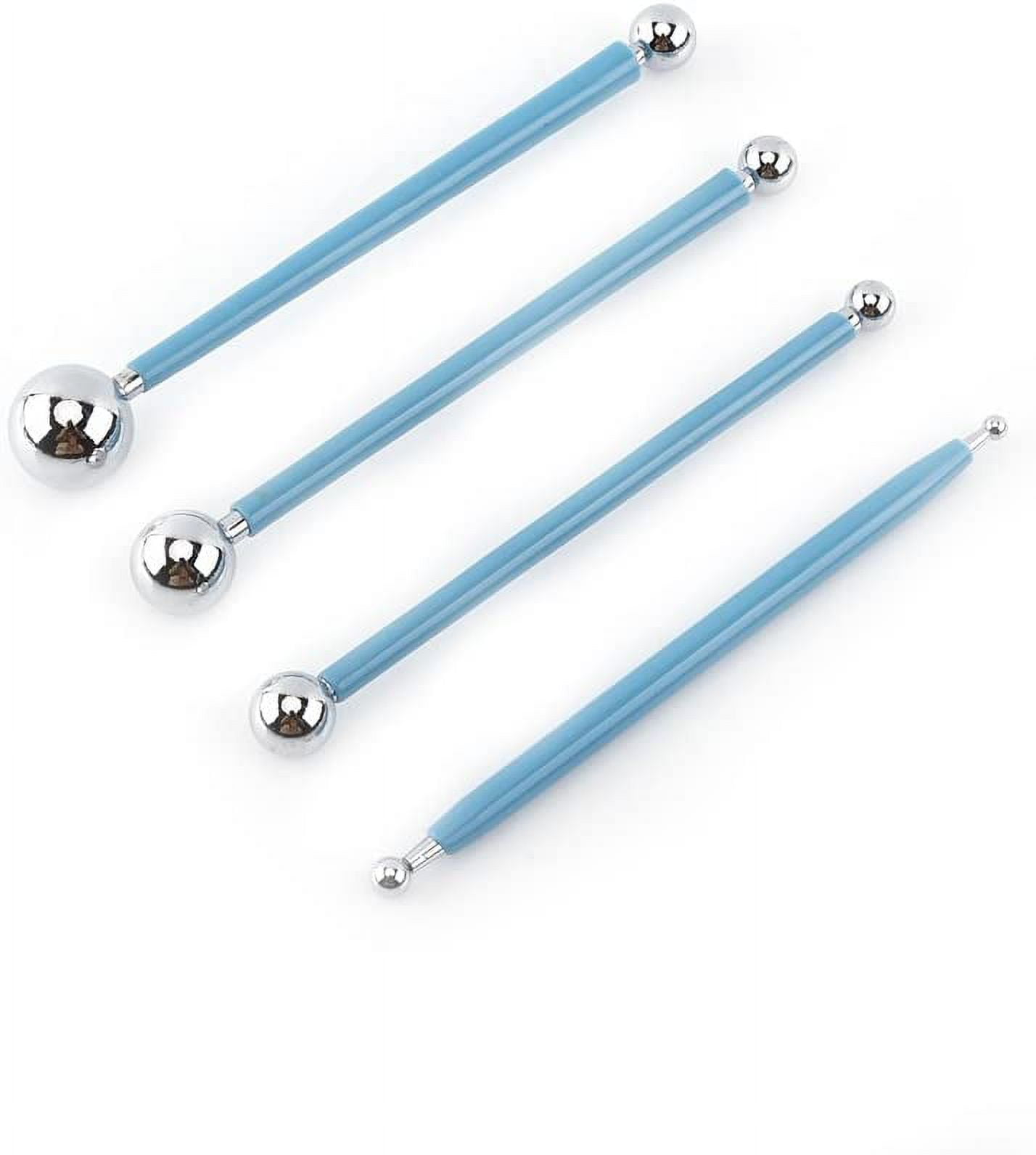 4 Pcs Modeling Ball Tools Double Ended 8 Ball Stainless Steel Dotting ...