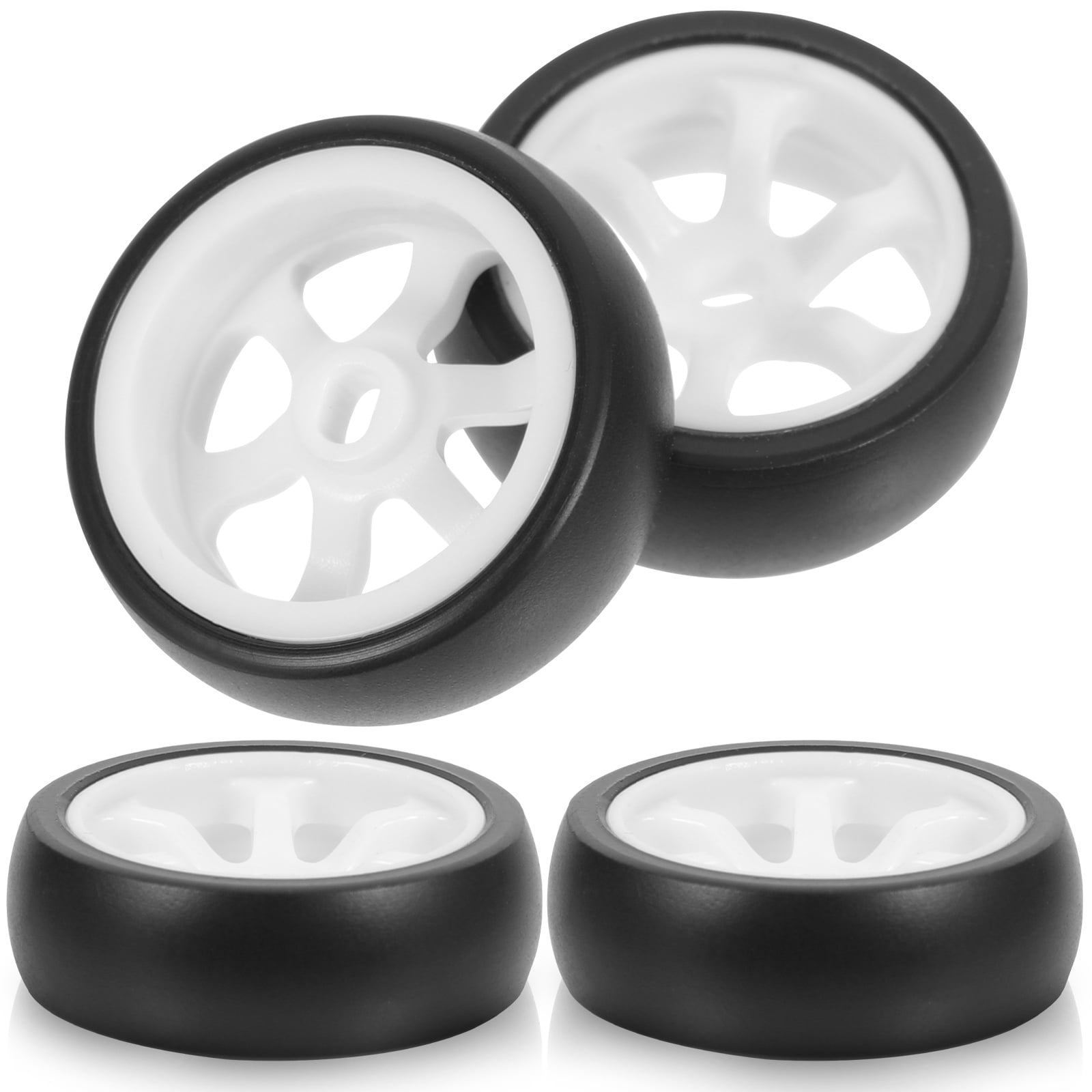 4 Pcs Models A Sim Toys Children Cognitive Model Car Toy Wheel K969 ...