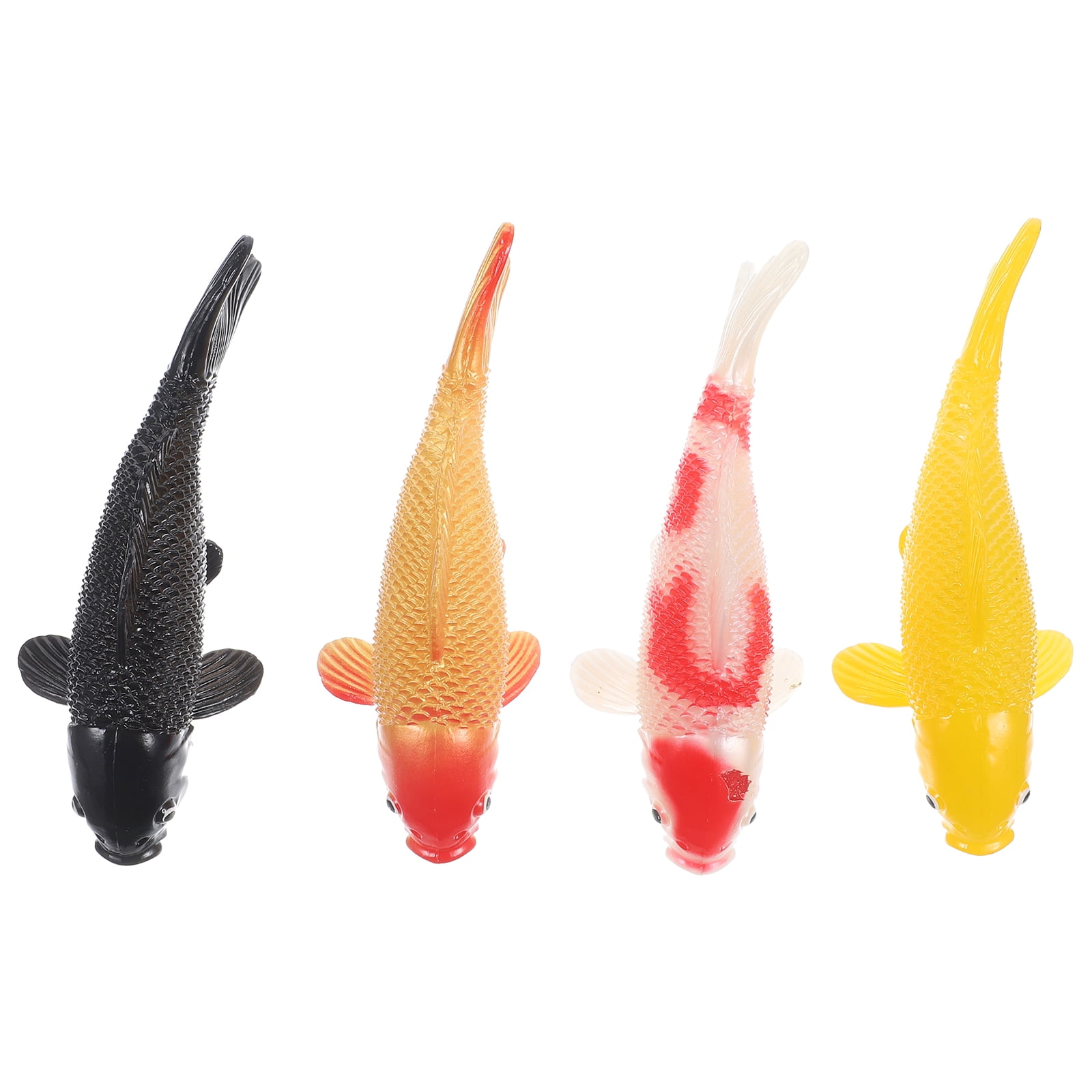 4 Pcs Models Fishtank Decorations Small Fake Fish Household Fish Tank ...