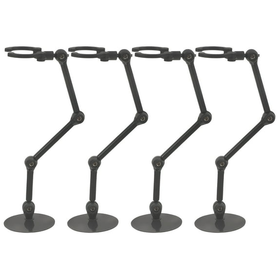 4 Pcs Monitor Stand Action Figure Holder Desktop Support Frame Plastic ...