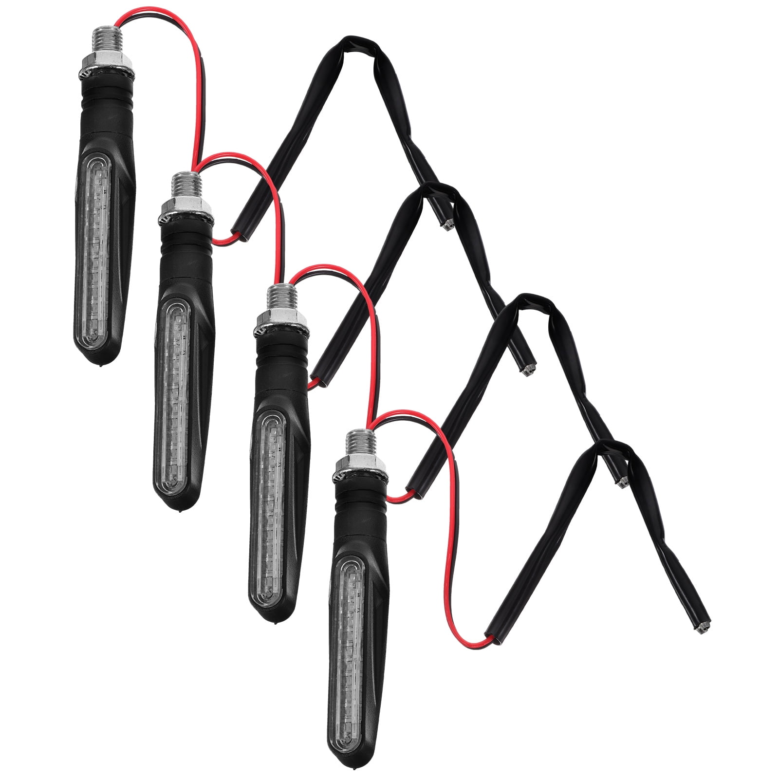 4 Pcs Motorcycle Turn Signal Accessories Signals LED Blinker Lamps ...