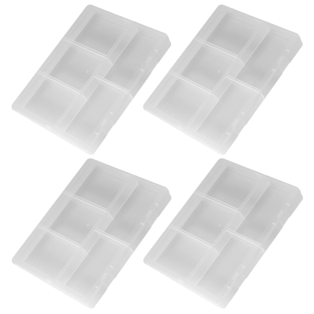 4 Pcs Multi Compartment Storage Box Toolbox Screws Container Bead ...