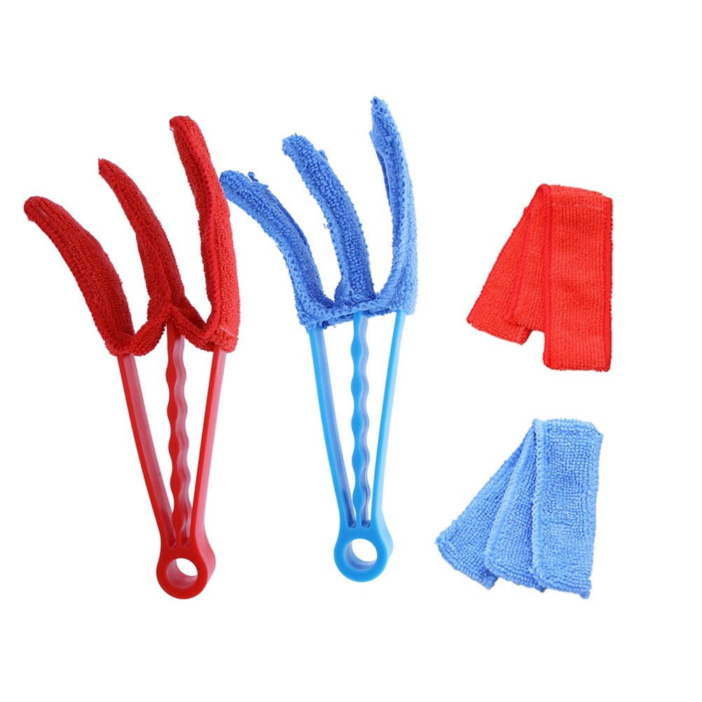 COMPUKAS Blinds Duster Red 4Pcs 7.9 x 1 x 1In For Home - Walmart.com