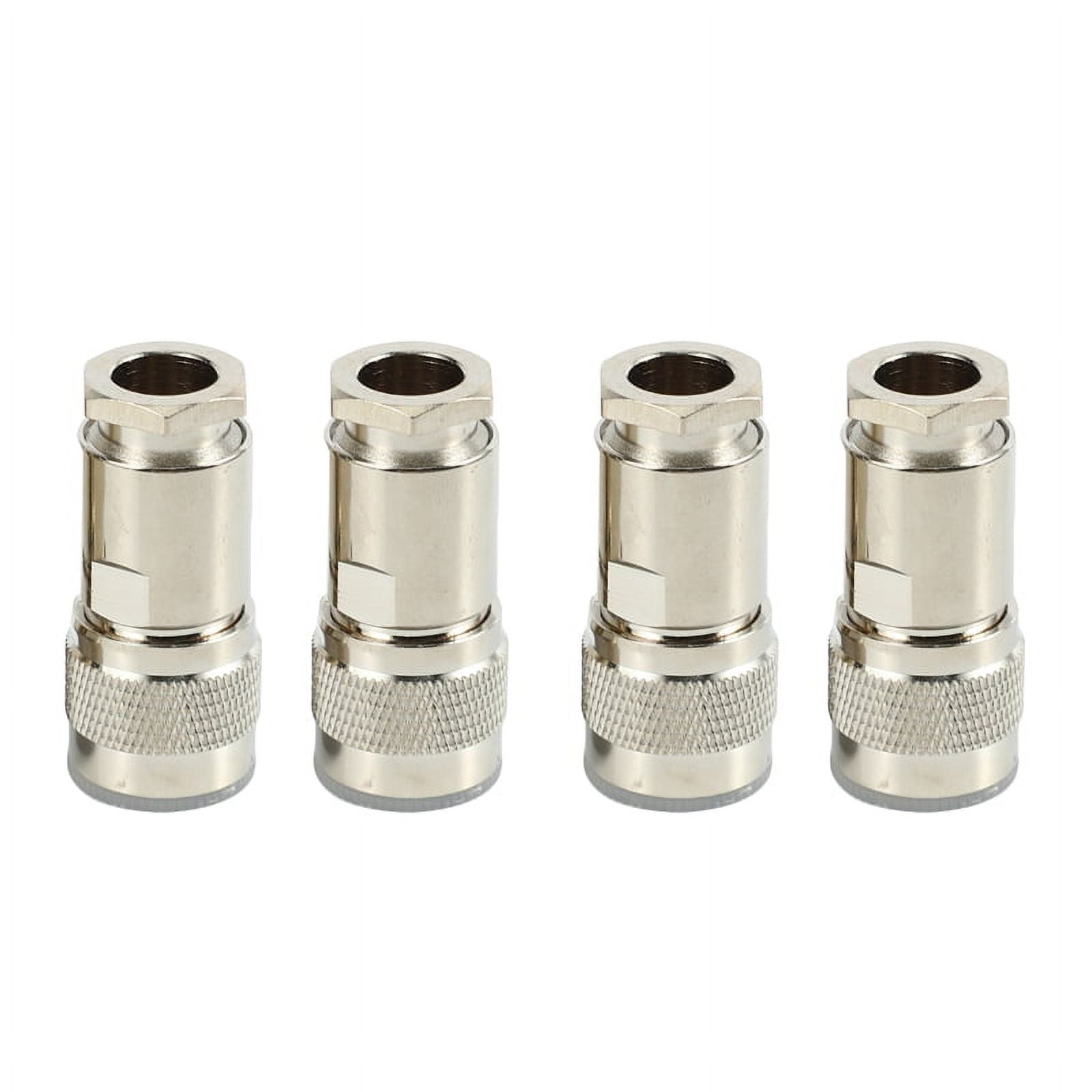 4 Pcs N Type Male Clamp RG8 LMR400 RG165 RG213 7D- RF Coaxial Connector ...