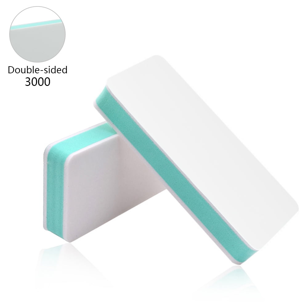 4 Pcs Nail Files Block, Nail Shine Buffers Blocks Files for Natural and ...