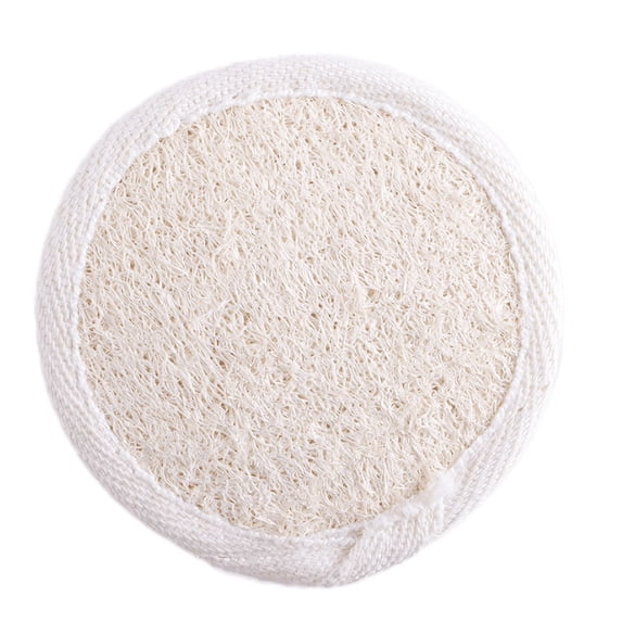 4 Pcs Natural Loofah Facial Exfoliating Pads,Dual-Sided Exfoliator with ...