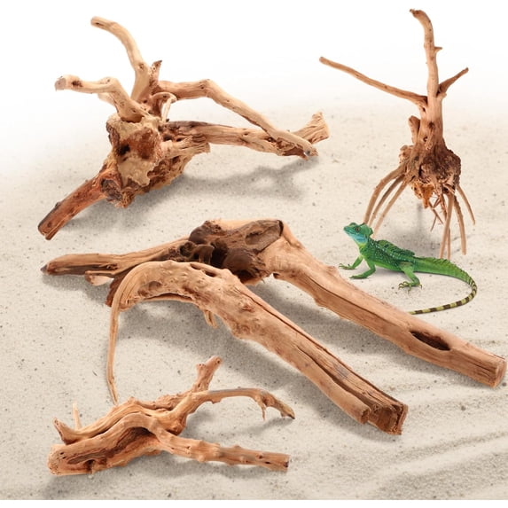 4 Pcs Natural Spiderwood Driftwood 6-13 Inch Aquarium Decor Reptile ...