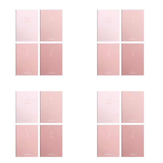 4 Pcs Notebooks College Ruled, Journaling Notebooks, A5 Softcover ...