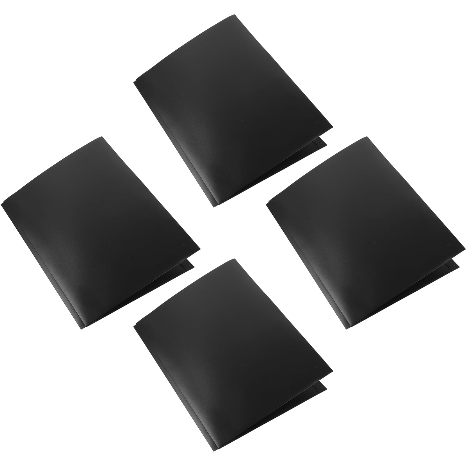 FENGGUIQU 4Set Clear Plastic Folders Double Slots Design for Home ...